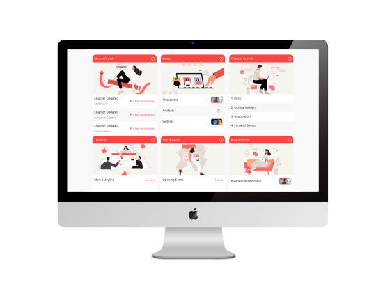 Fiction Software - Web-based Story Planning for authors.